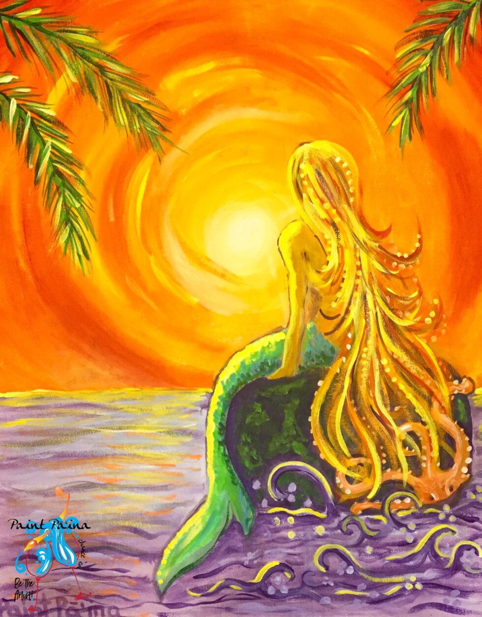 Paint Pāʻina & The Twin Fin Hotel, Waikiki Oceanfront – Sunset Mermaid ...